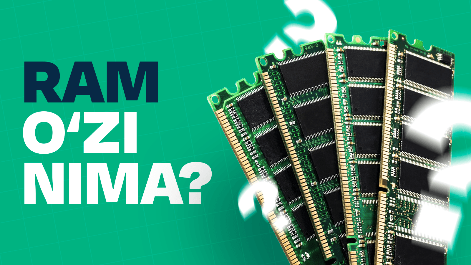 RAM-tezkor xotira nima? U qanday ishlaydi?